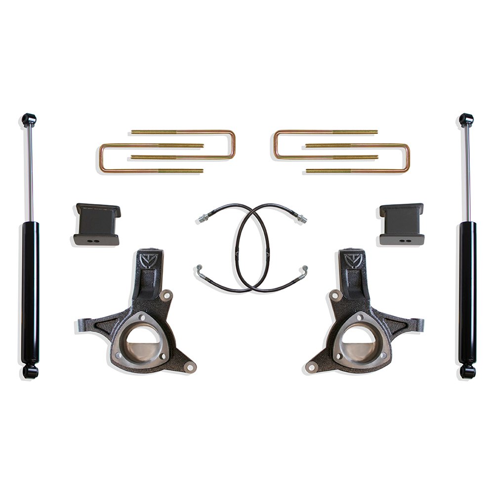 Maxtrac Suspension® K881753 - 5" x 3" MaxPro Front and Rear Suspension ...