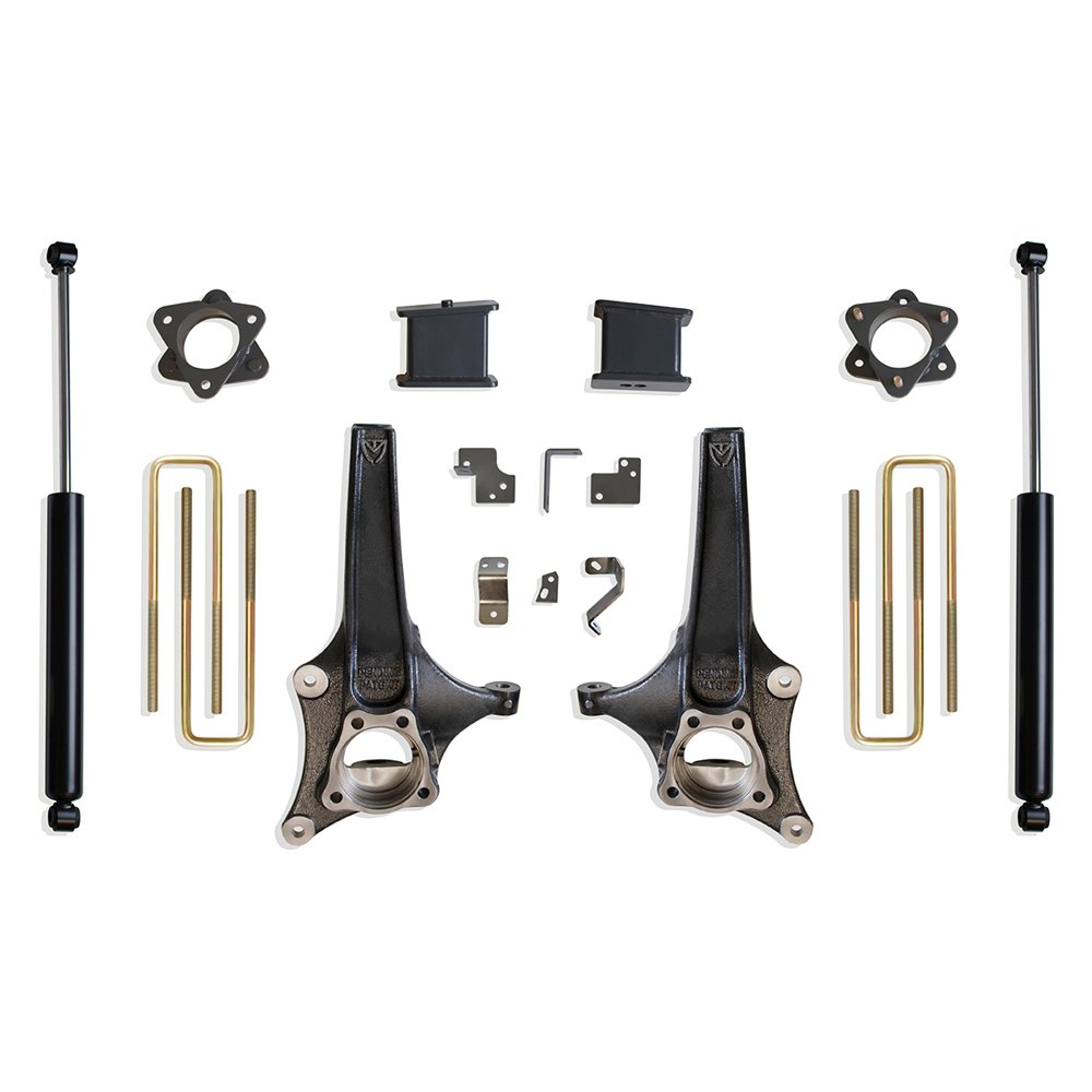 Maxtrac Suspension® K881964 - 6.5" x 3" Front and Rear Suspension Lift Kit