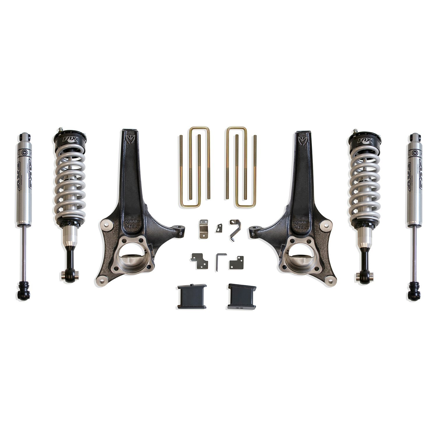 Maxtrac Suspension® K881964F - 6.5" x 3" Front and Rear Suspension Lift Kit