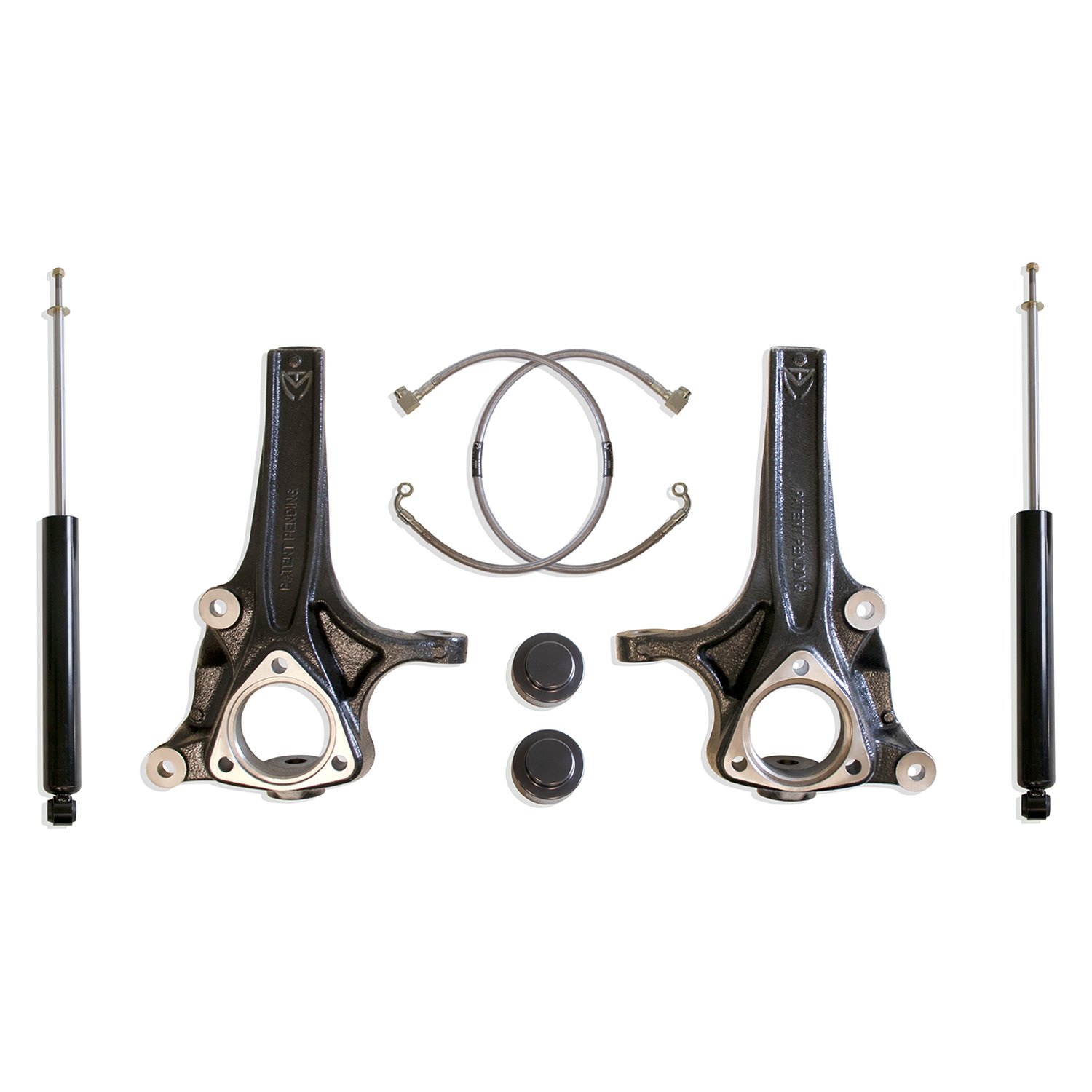 Maxtrac Suspension® K882741 - 4" x 1" Front and Rear Suspension Lift Kit