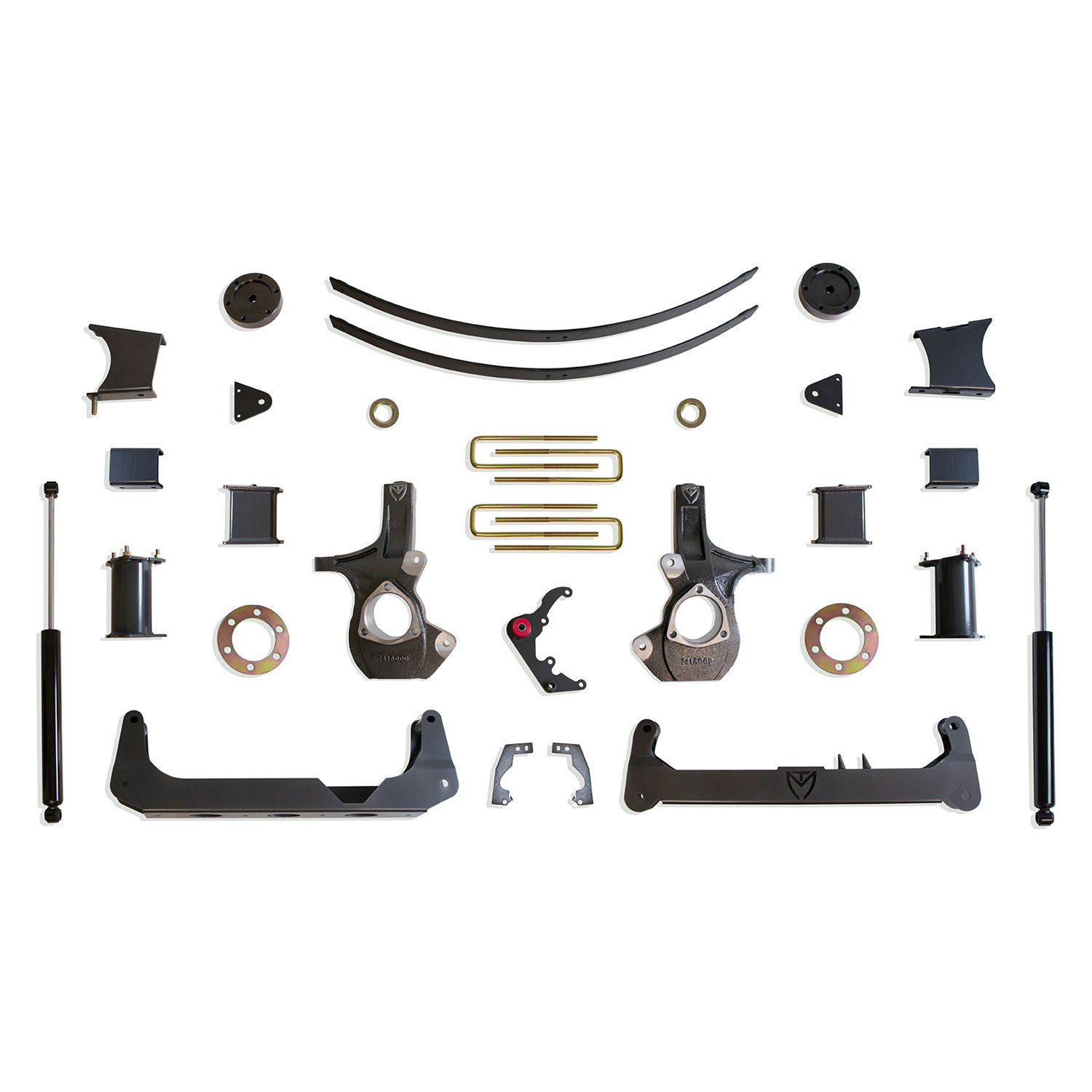 Maxtrac Suspension® K941570A - 7" Front and Rear Suspension Lift Kit