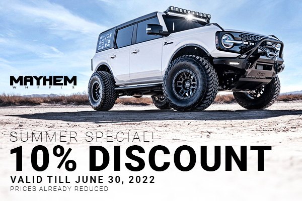 MAYHEM® 8015 WARRIOR Wheels - Matte Black Rims