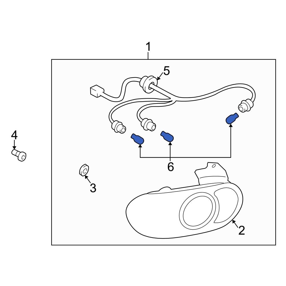 Mazda OE 997006210 - Front Daytime Running Light Bulb