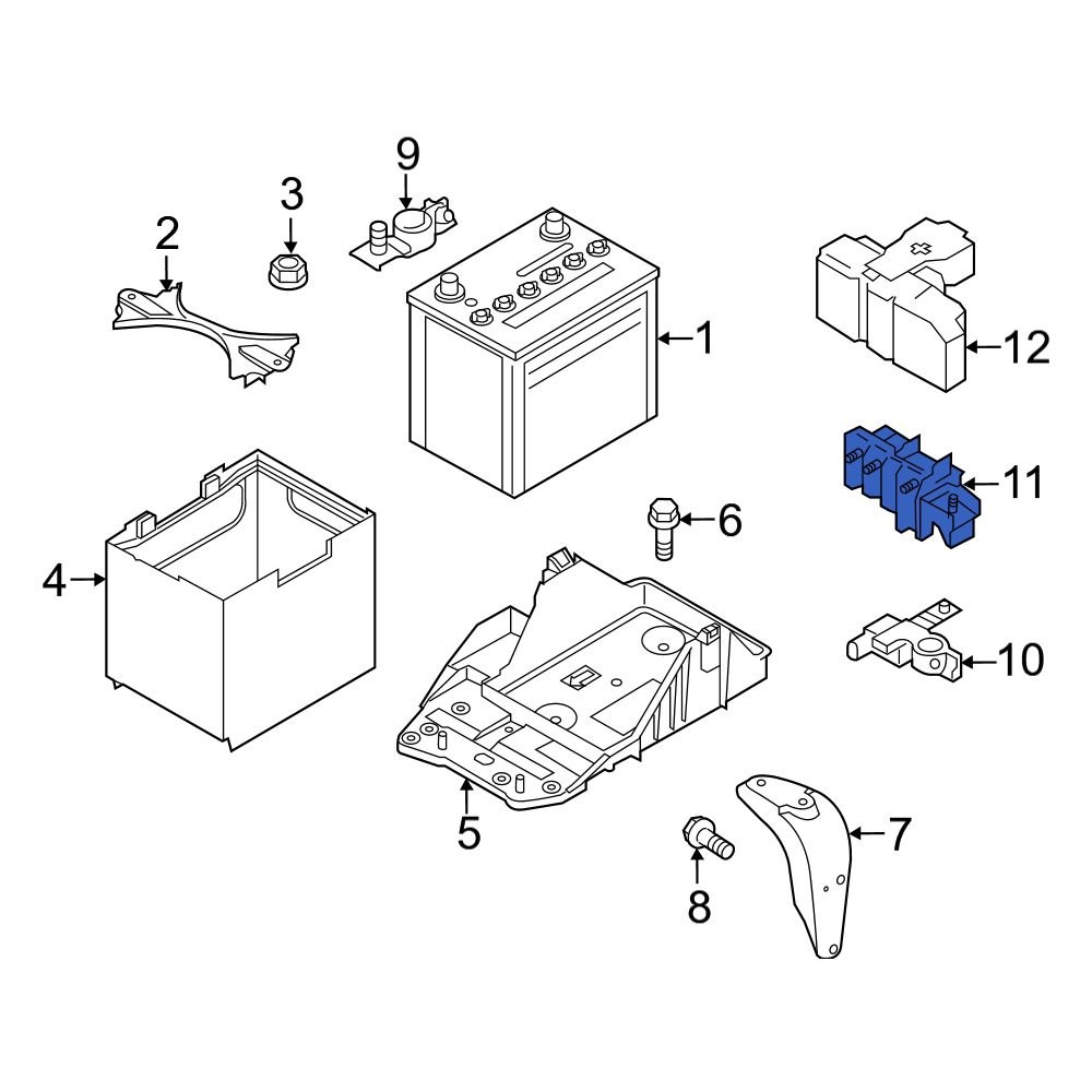 Mazda OE BCKA67S99 - Multi-Purpose Fuse