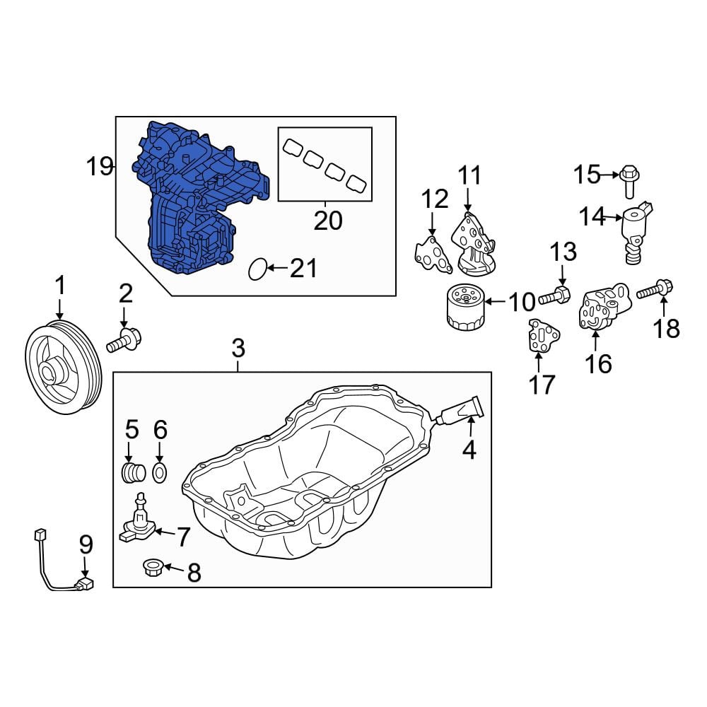 Mazda OE PX1P13100 - Engine Intake Manifold