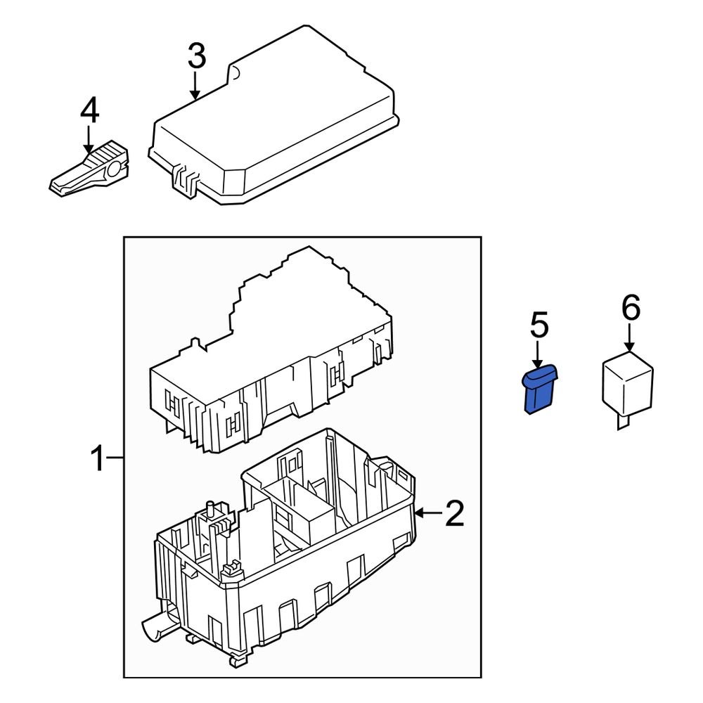 Mazda OE C23567S99 - Multi-Purpose Fuse