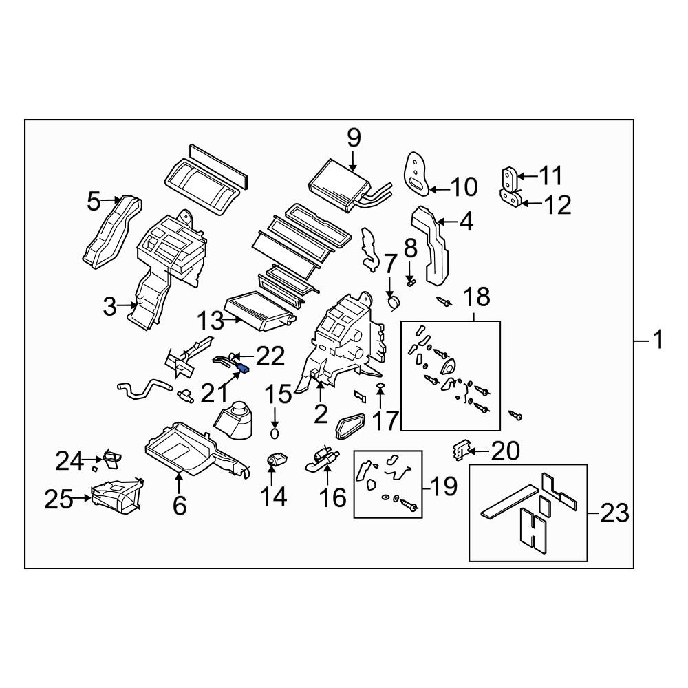 Mazda OE BP4K61J22 - A/C Evaporator Temperature Sensor