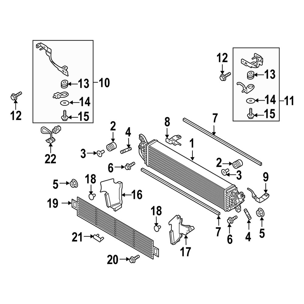 Mazda OE KB8C50719 - Front Grille