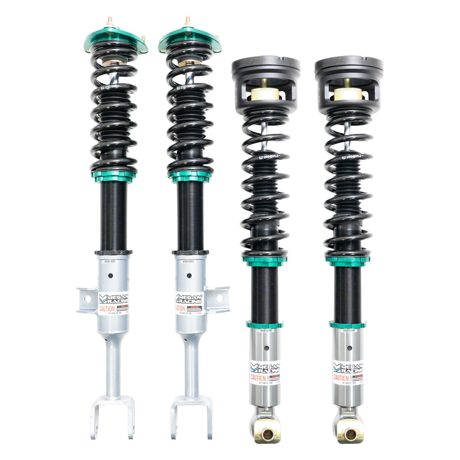 Megan Racing® MR-CDK-BG60-EU - Euro I Series Front and Rear Coilover Kit