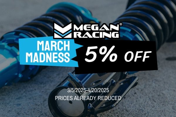 Megan Racing® SKA24 - 1.5" x 1.5" Manzo™ Front and Rear Lowering Coil ...