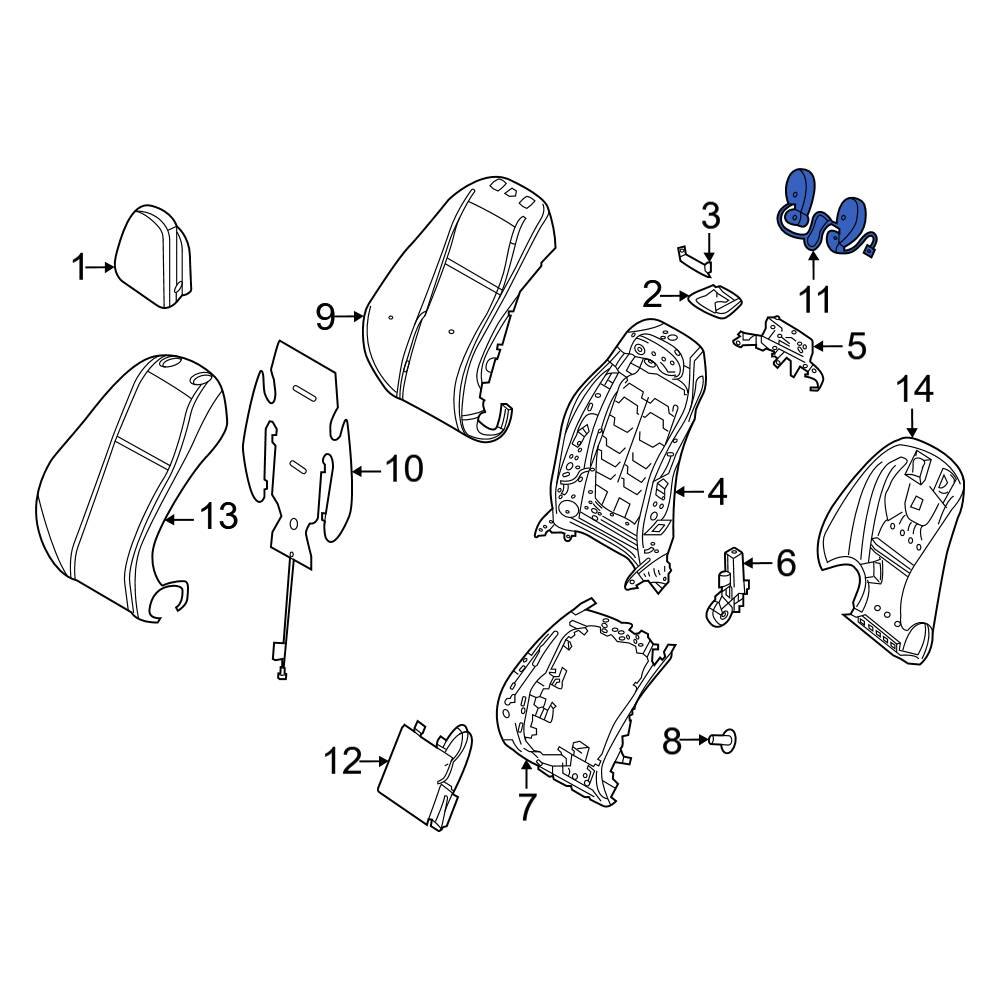 Mercedes-Benz OE 0999064102 - Front Right Upper Temperature Controlled ...