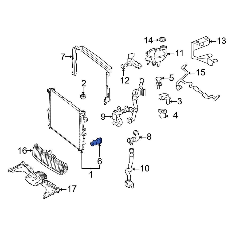 Mercedes-Benz OE 0009973707 - Radiator Drain Plug