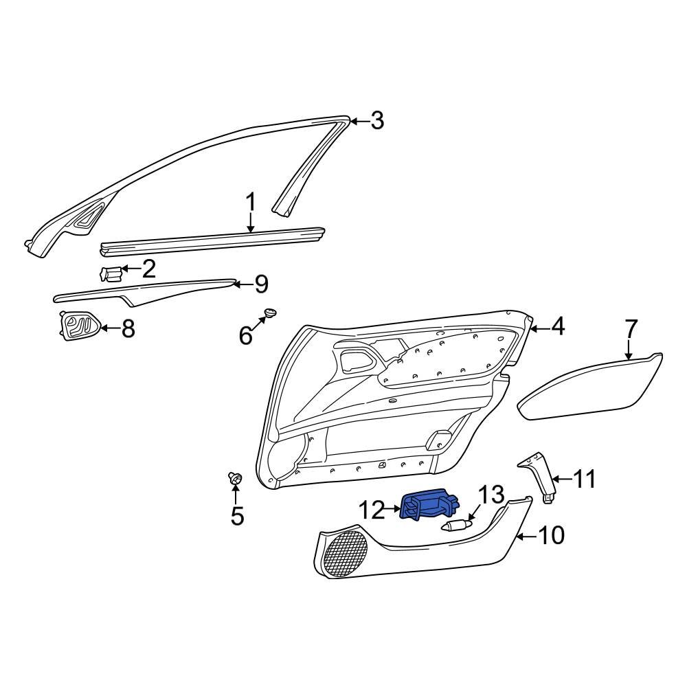 Mercedes-Benz OE 1268201301 - Front Courtesy Light