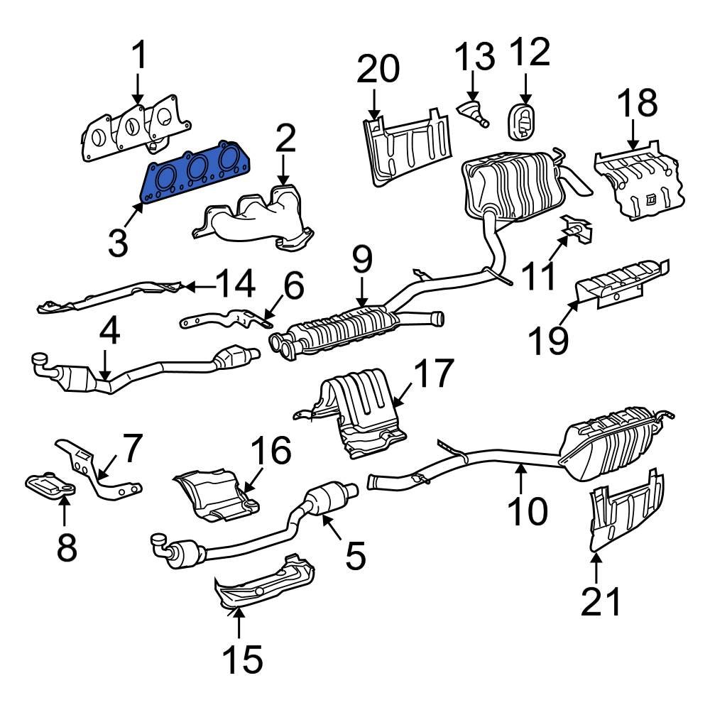 Mercedes-Benz OE 2721420680 - Exhaust Manifold Gasket