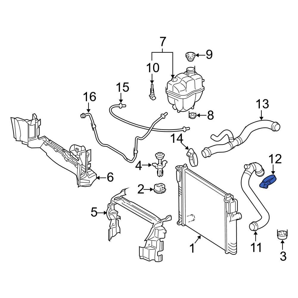 Mercedes-Benz OE 0269976745 - Upper Radiator Hose Clamp