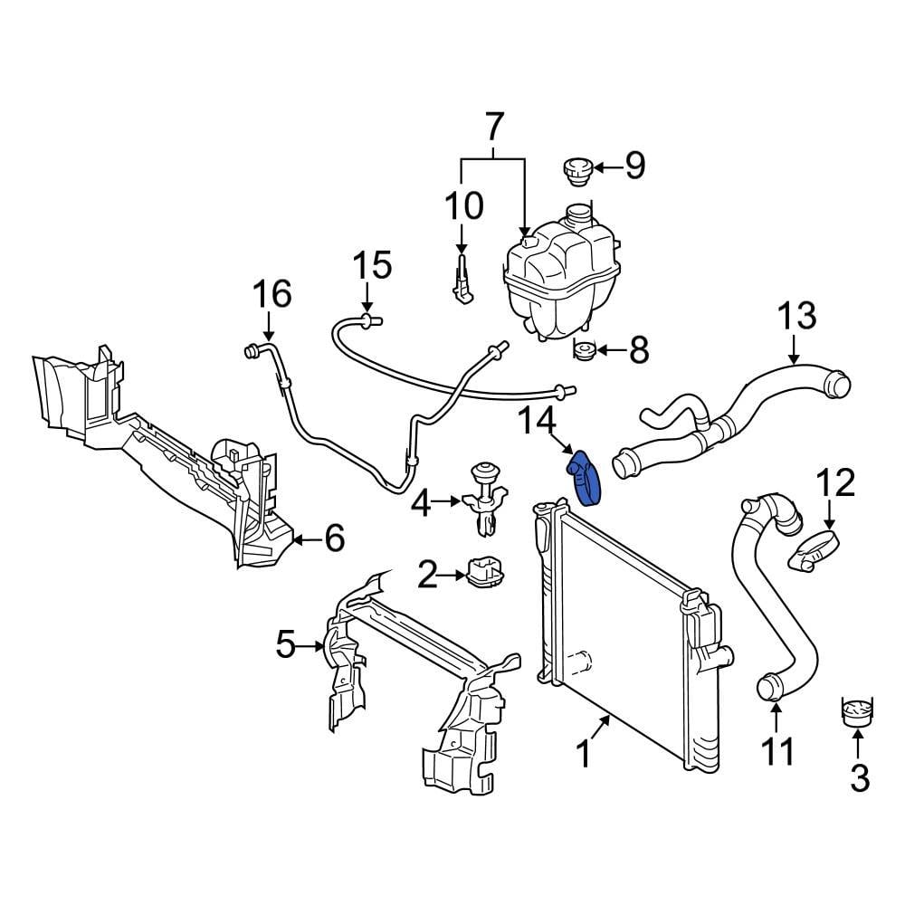 Mercedes-Benz OE 0269976745 - Lower Radiator Hose Clamp