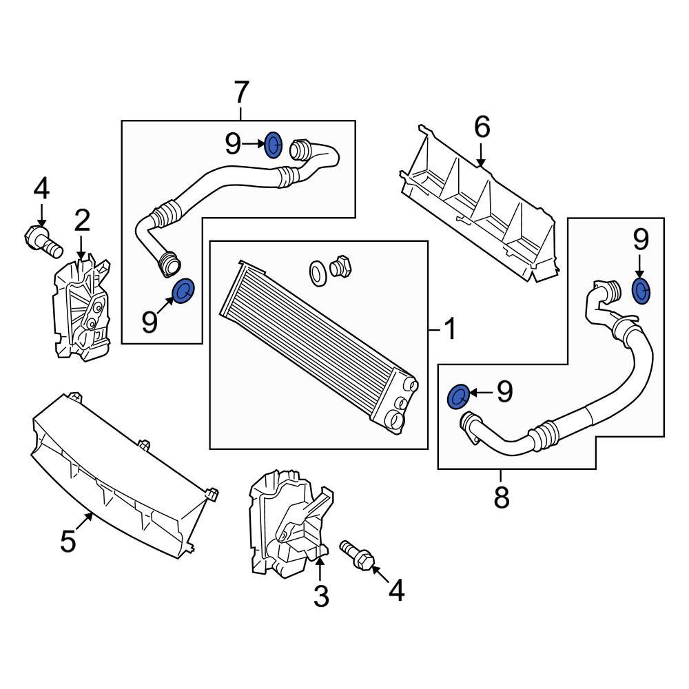 Mercedes-Benz OE 0129975648 - Engine Oil Cooler Line O-Ring