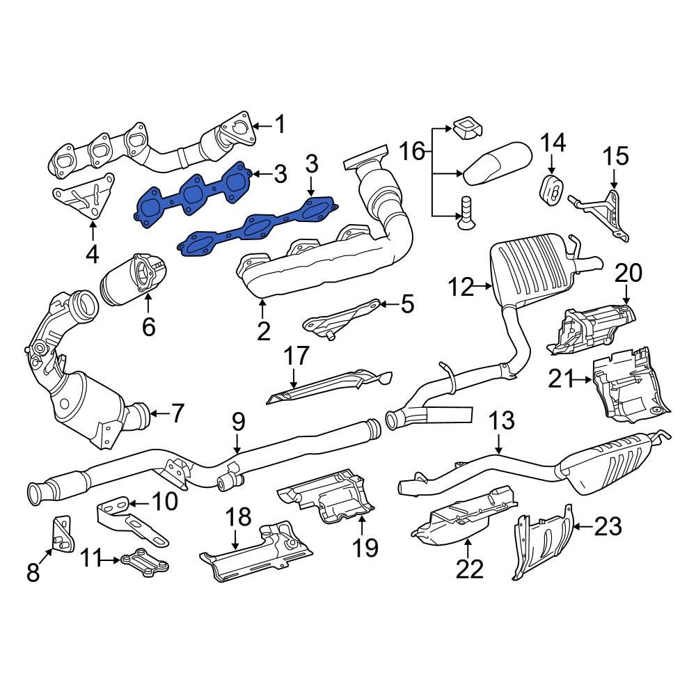 Mercedes-Benz OE 6421420080 - Exhaust Manifold Gasket