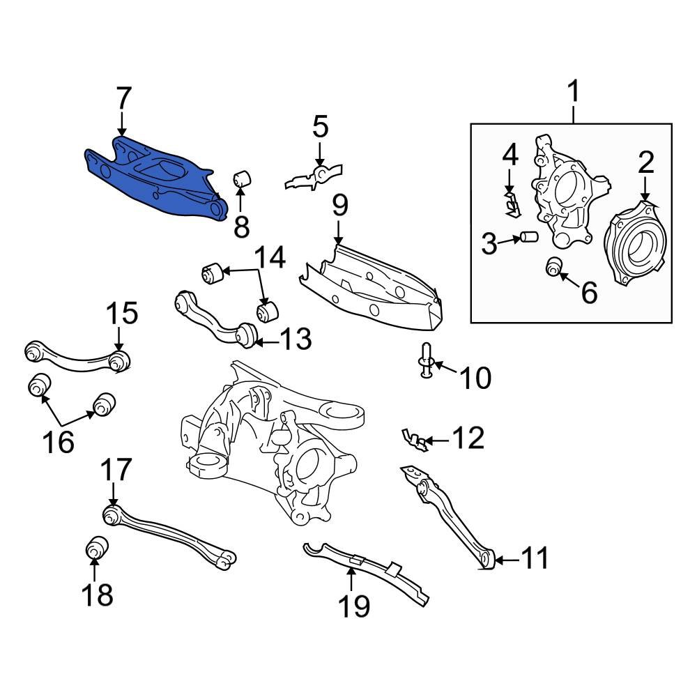 Mercedes-Benz OE 2113300138 - Front Left Upper Suspension Control Arm