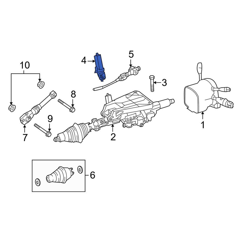 Mercedes-Benz OE 2044600825 - Steering Column Tilt Motor