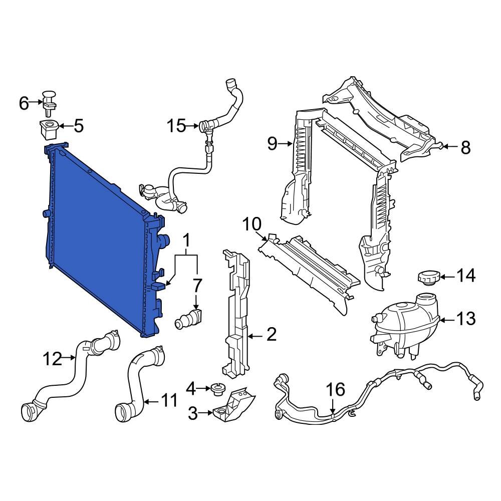 Mercedes-Benz OE 0995003500 - Intercooler