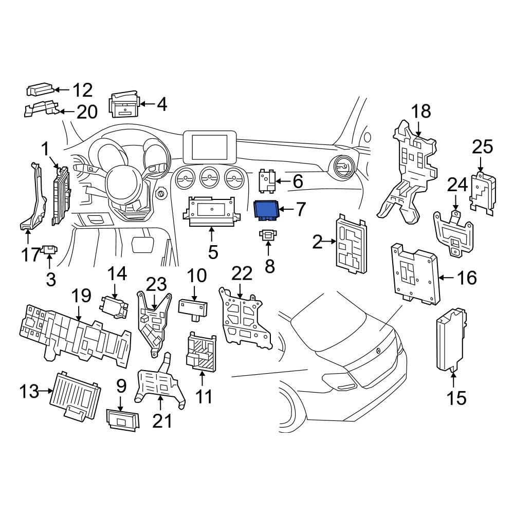 Mercedes-Benz OE 2569003100 - Engine Control Module (ECM)