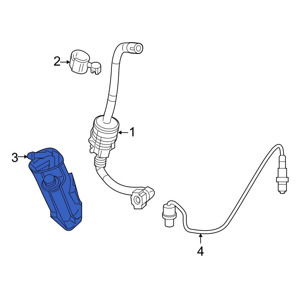 Mercedes-Benz OE 2054704000 - Vapor Canister