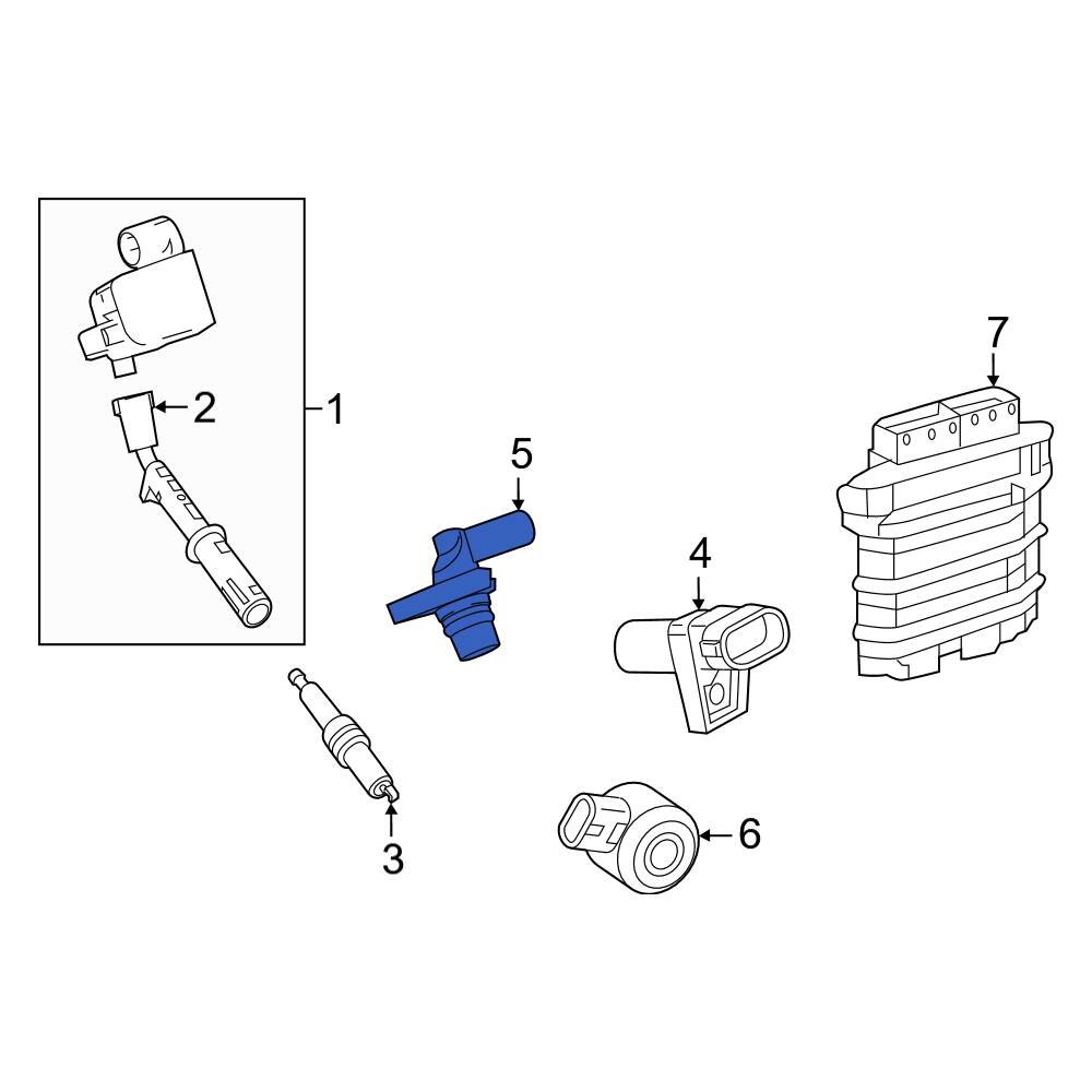 Mercedes-Benz OE 6549052400 - Engine Camshaft Position Sensor