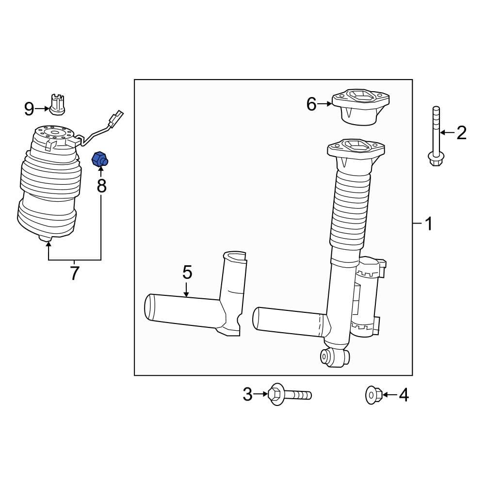 Mercedes-Benz OE 0003270369 - Air Suspension Compressor Line Adapter