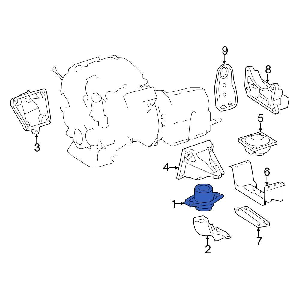 Mercedes-Benz OE 2512404017 - Engine Mount