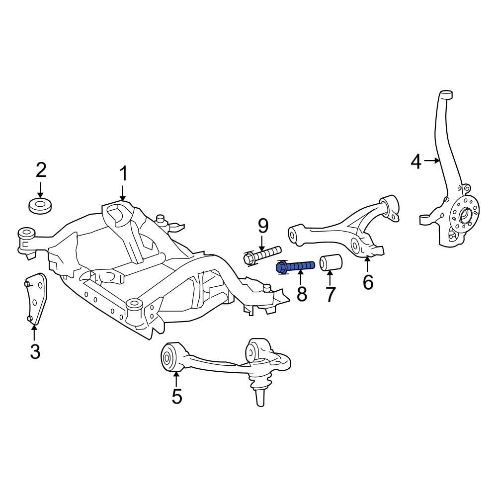 Mercedes-Benz OE 0003330771 - Front Lower Suspension Control Arm Bolt