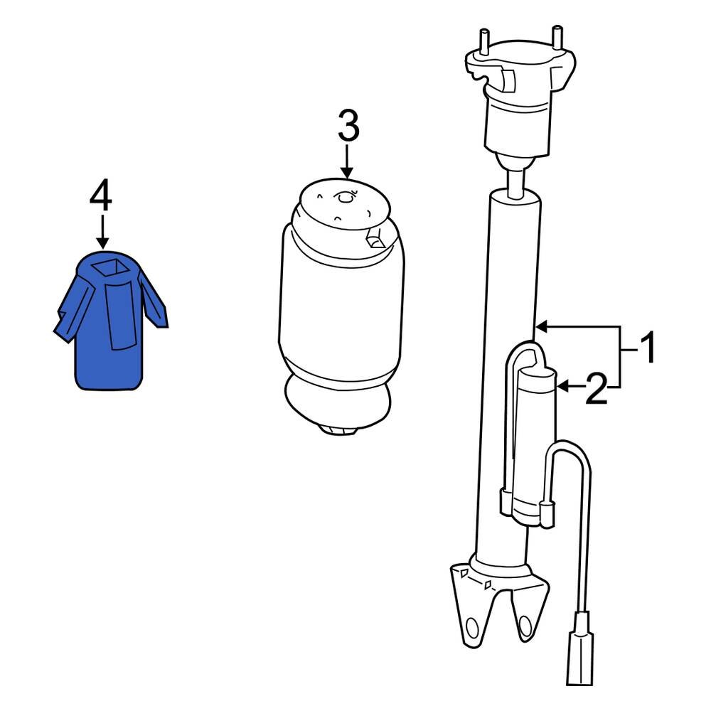 Mercedes-Benz OE 2513200026 - Front Suspension Strut Mount