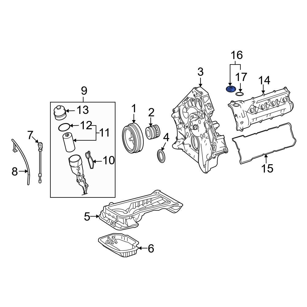 Mercedes-Benz OE 1560180102 - Engine Oil Filler Cap