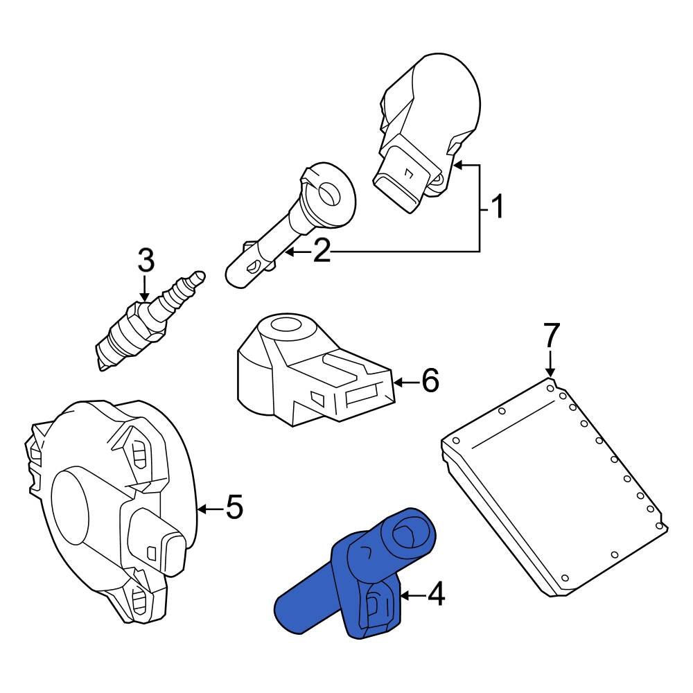 Mercedes-Benz OE 6429050000 - Engine Crankshaft Position Sensor