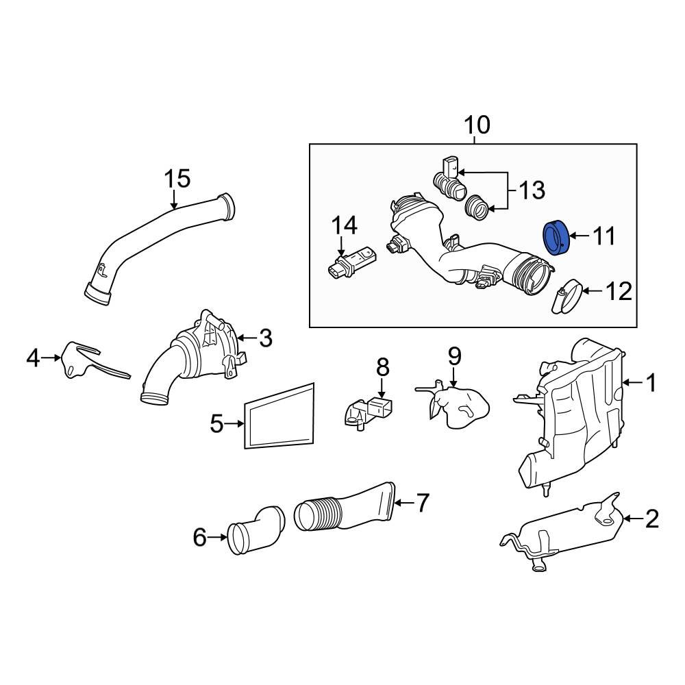 Mercedes-Benz OE 6420940480 - Turbocharger Gasket