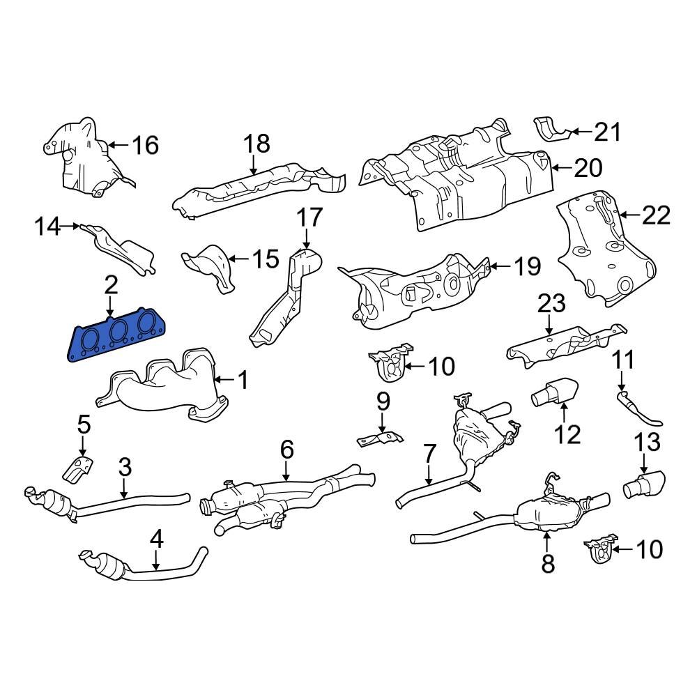 Mercedes-Benz OE 2721420680 - Exhaust Manifold Gasket