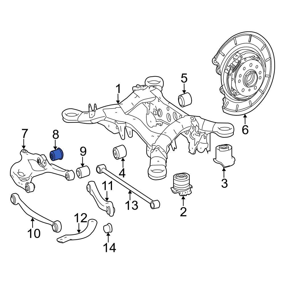 Mercedes-Benz OE 1643330414 - Front Lower Forward Suspension Control ...