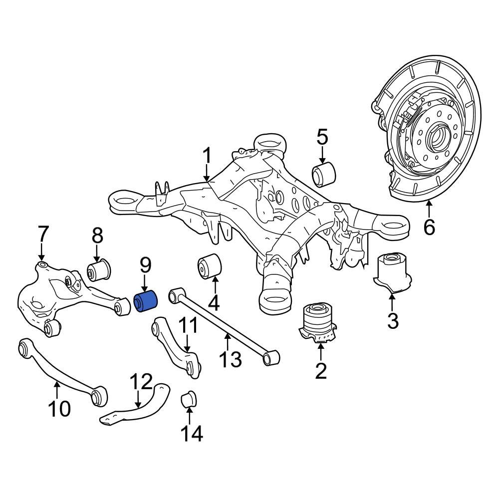Mercedes-Benz OE 1643330414 - Front Lower Forward Suspension Control ...