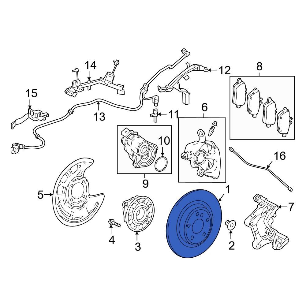 Mercedes-Benz OE 247421201207 - Front Disc Brake Rotor