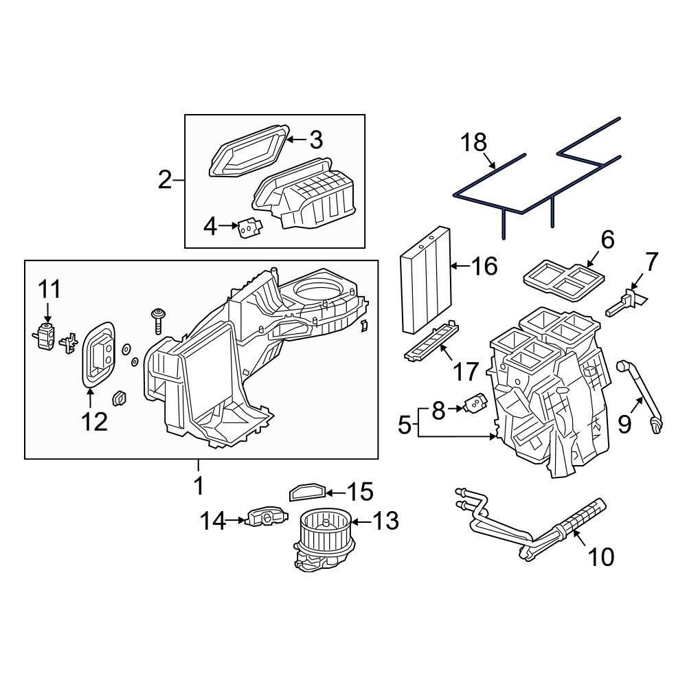 Mercedes-Benz OE 2478200001 - HVAC System Wiring Harness