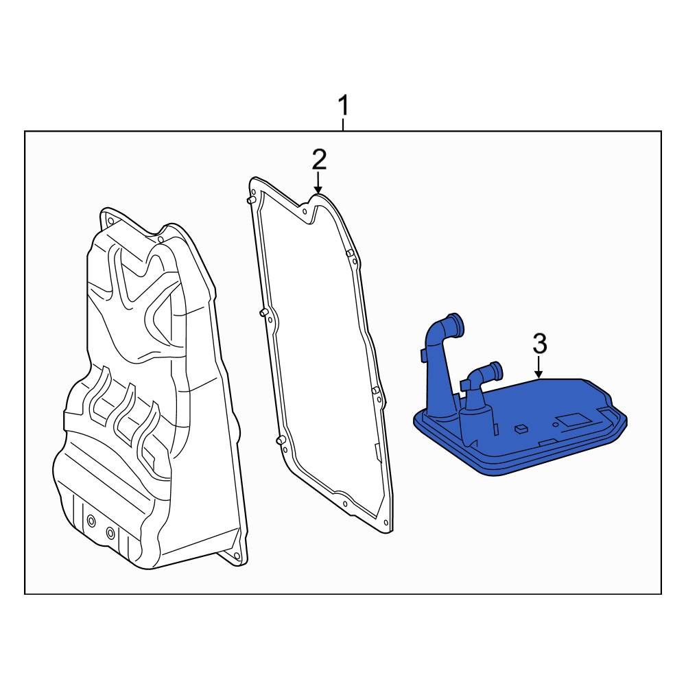 Mercedes-Benz OE 2463772400 - Transmission Oil Filter