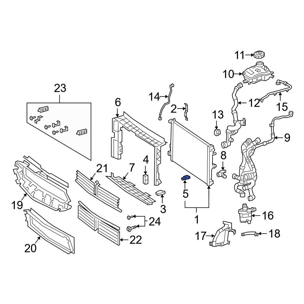 Mercedes-Benz OE 0009973707 - Radiator Drain Plug