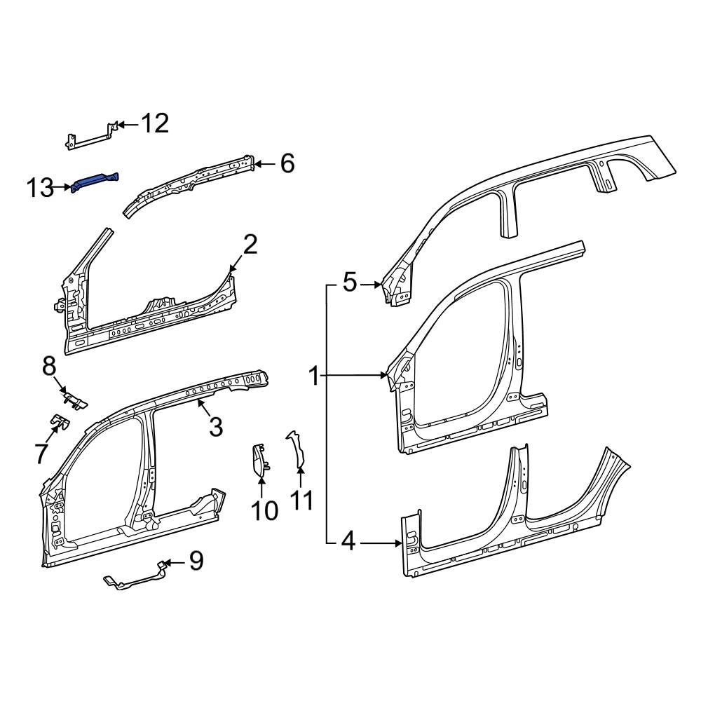Mercedes-Benz OE 1186820800 - Right Uniside Insulator