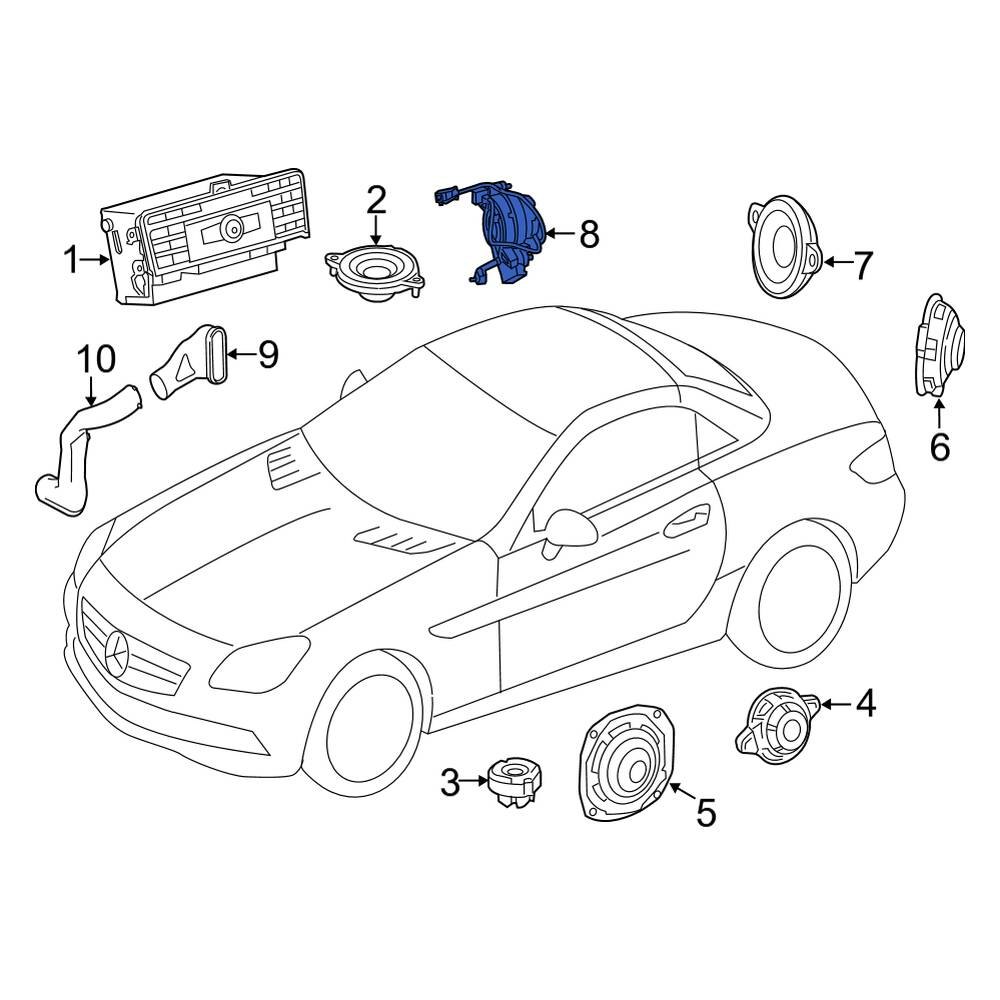 Mercedes-Benz OE 1729065200 - HVAC Blower Motor