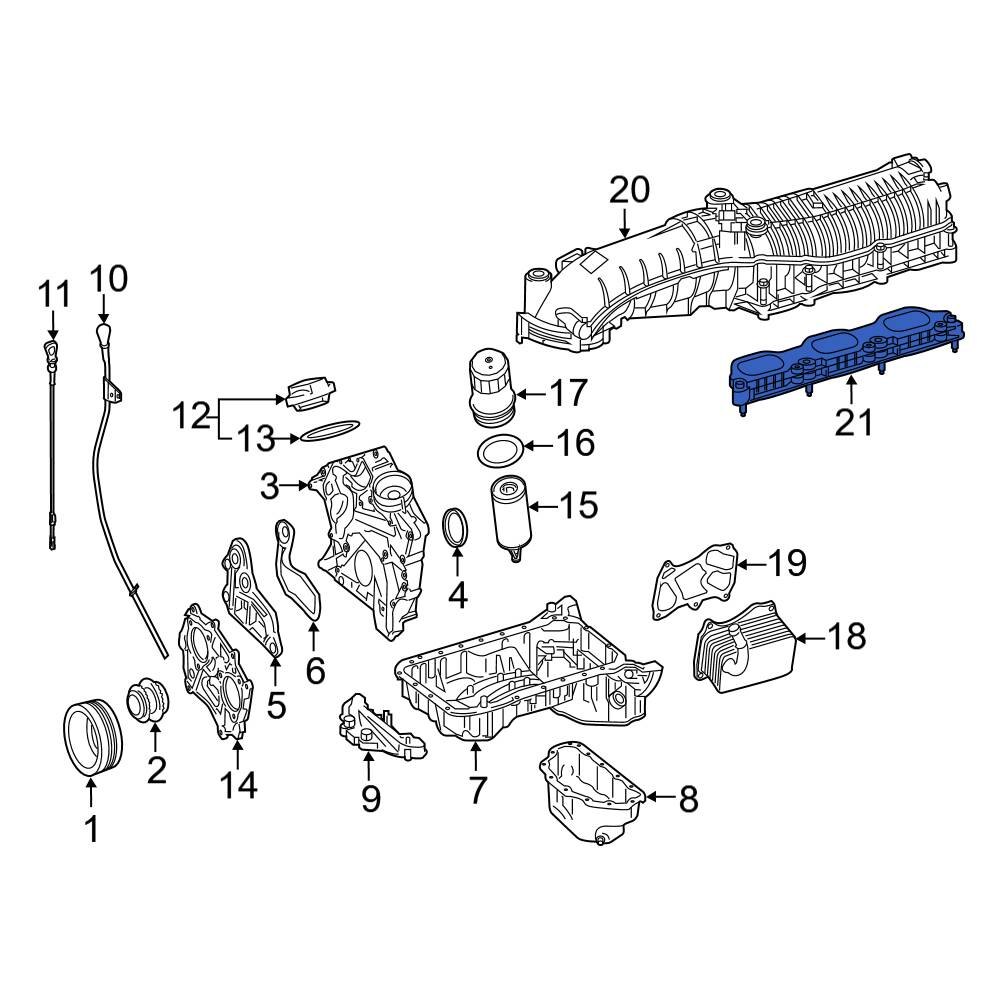 Mercedes-Benz OE 2760900500 - Engine Intake Manifold