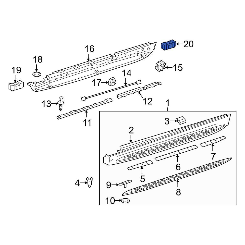 Parts & Accessories New Genuine Mercedes-Benz Insulator 1666900734 OEM ...