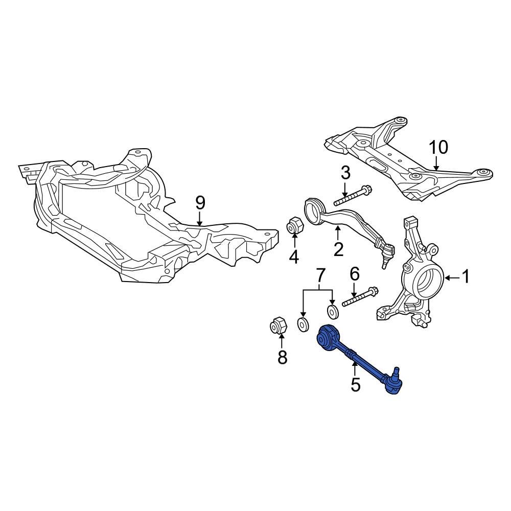 Mercedes-Benz OE 2183302200 - Front Lower Suspension Control Arm