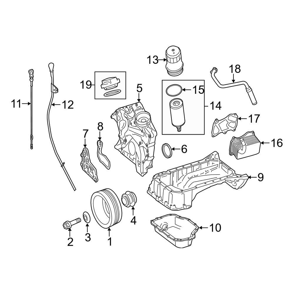 Mercedes-Benz OE 2760106507 - Lower Engine Oil Pan