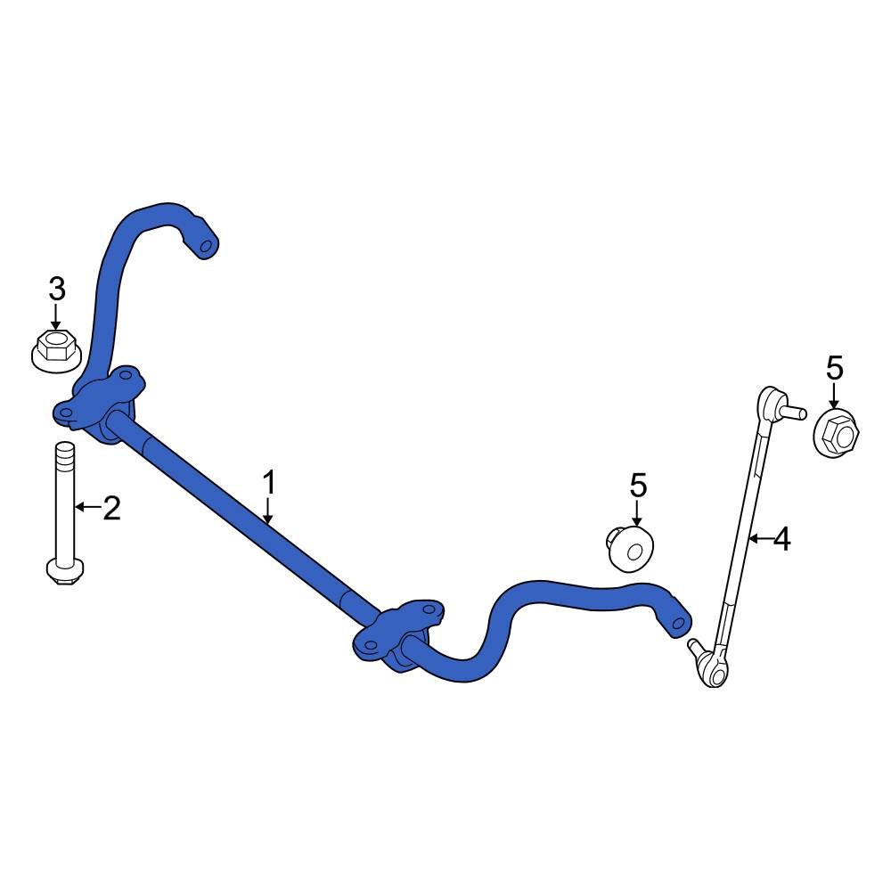 Mercedes-Benz OE 2043230765 - Front Suspension Stabilizer Bar