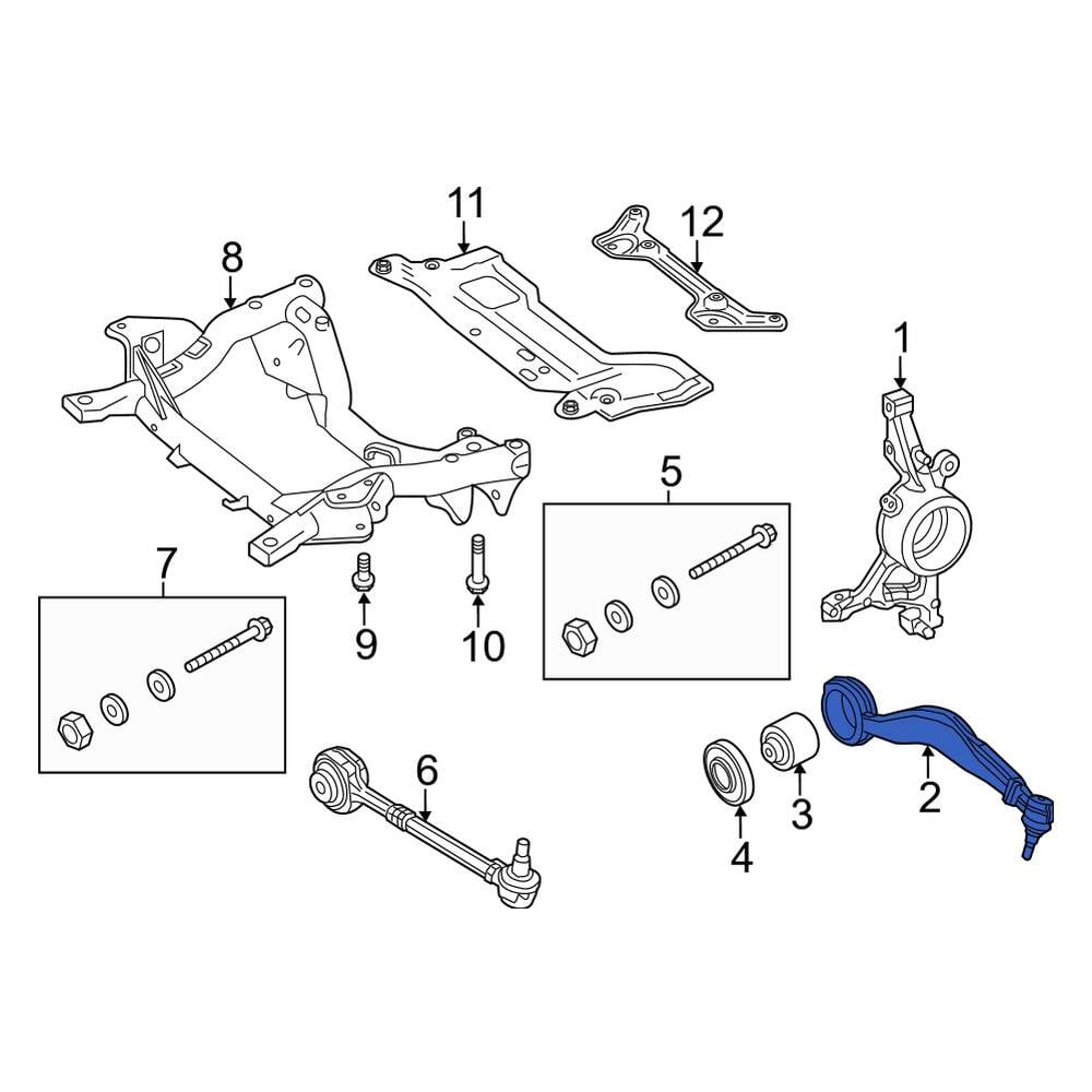 Mercedes-Benz OE 2123303211 - Front Right Upper Suspension Control Arm